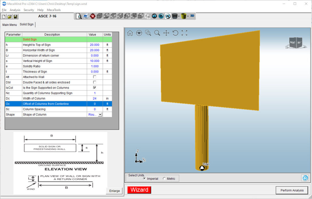 Wind Loads on Solid Signs | Article | Meca Enterprises