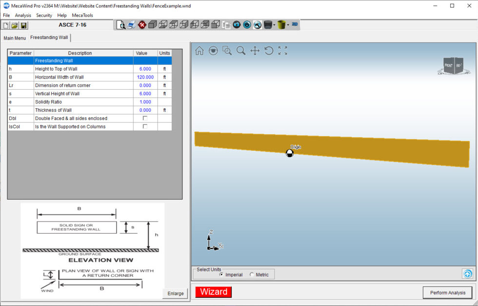 Wind Loads on Freestanding Walls | Article | Meca Enterprises