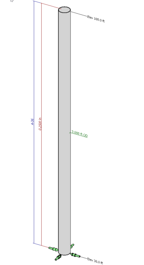Stack Supported on Structure | Article | Meca Enterprises
