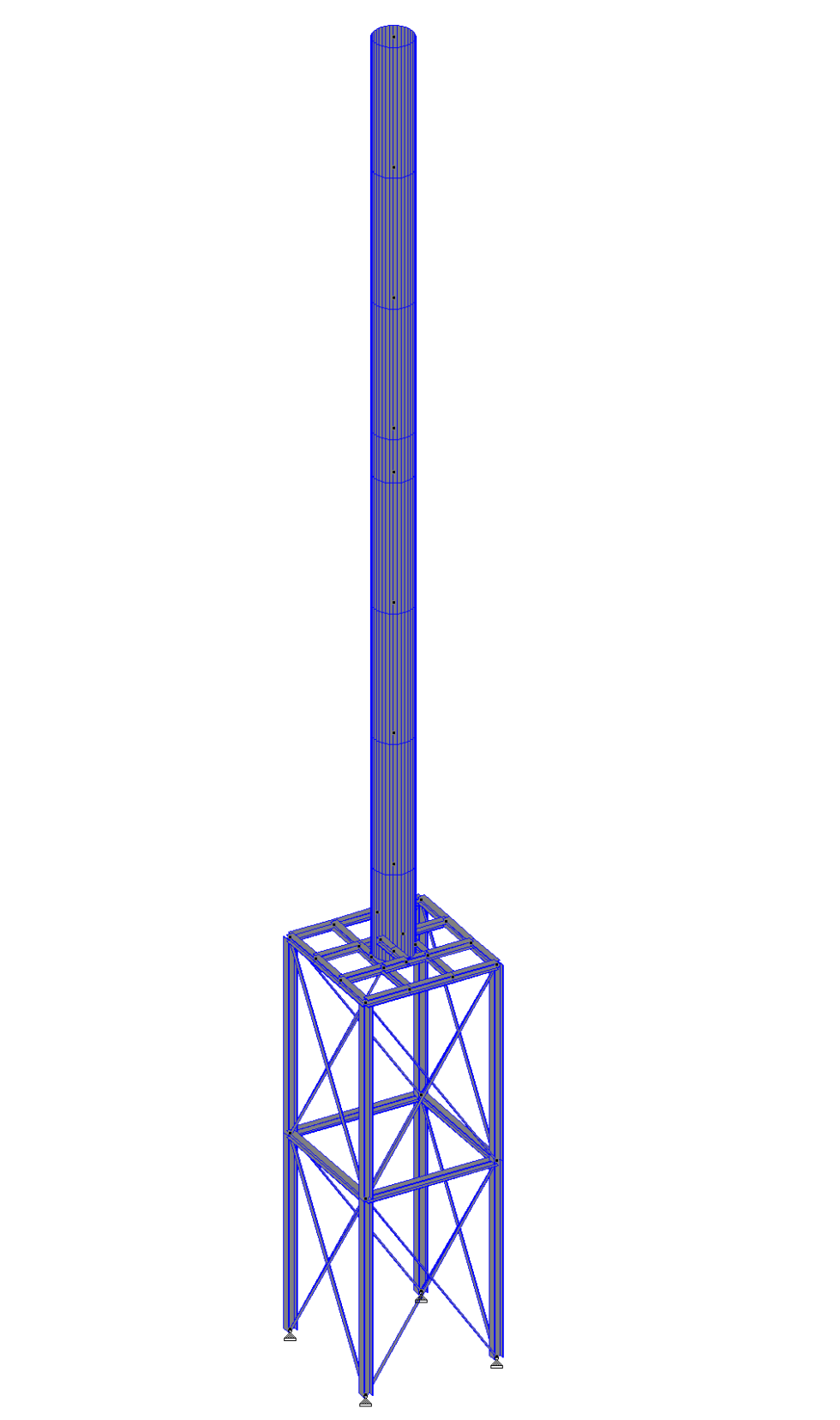 Stack Supported on Structure | Article | Meca Enterprises